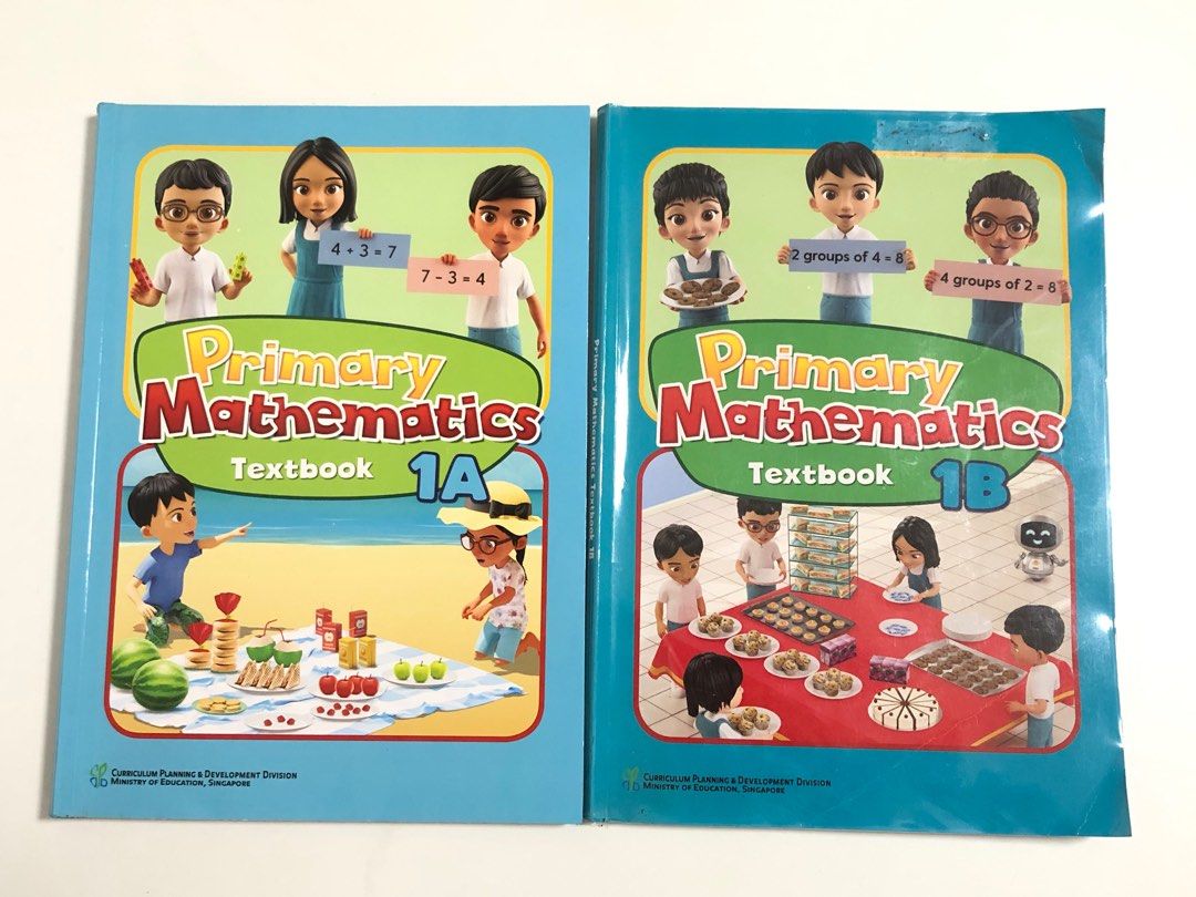 Primary Mathematics Textbook 1A & 1 B Set, Hobbies & Toys, Books ...