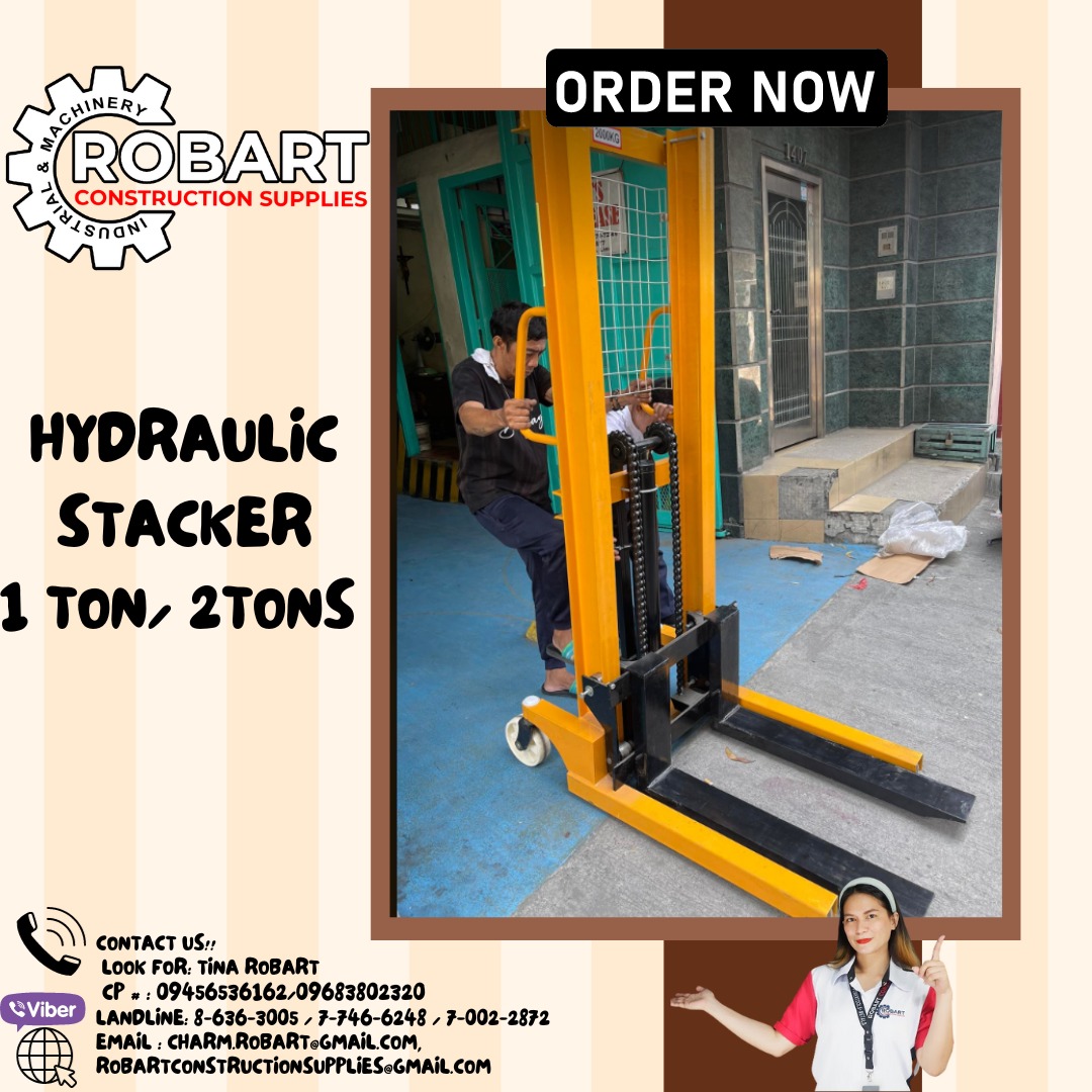 Prime Hydraulic Stacker, Commercial & Industrial, Construction Tools ...