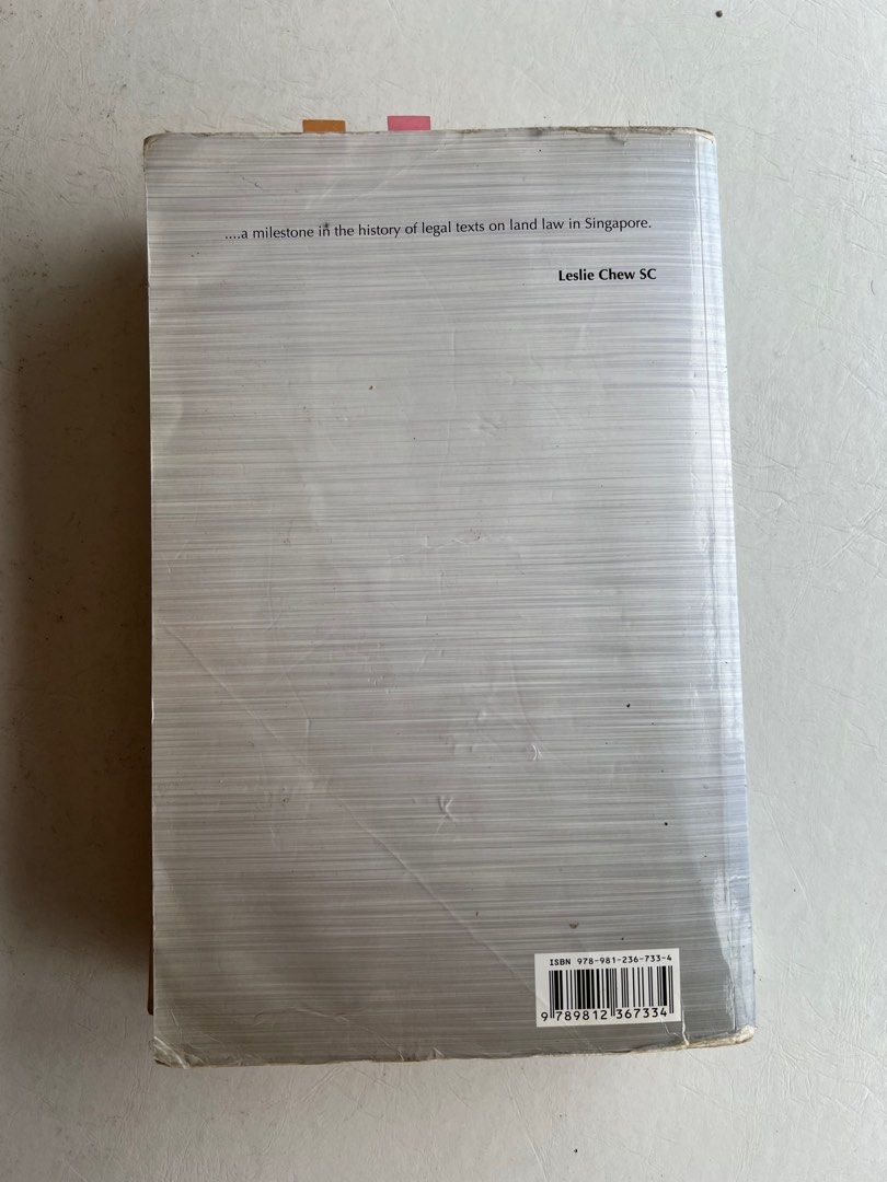 Principles of Singapore Land Law by Tan Sook Yee, Hobbies & Toys, Books ...