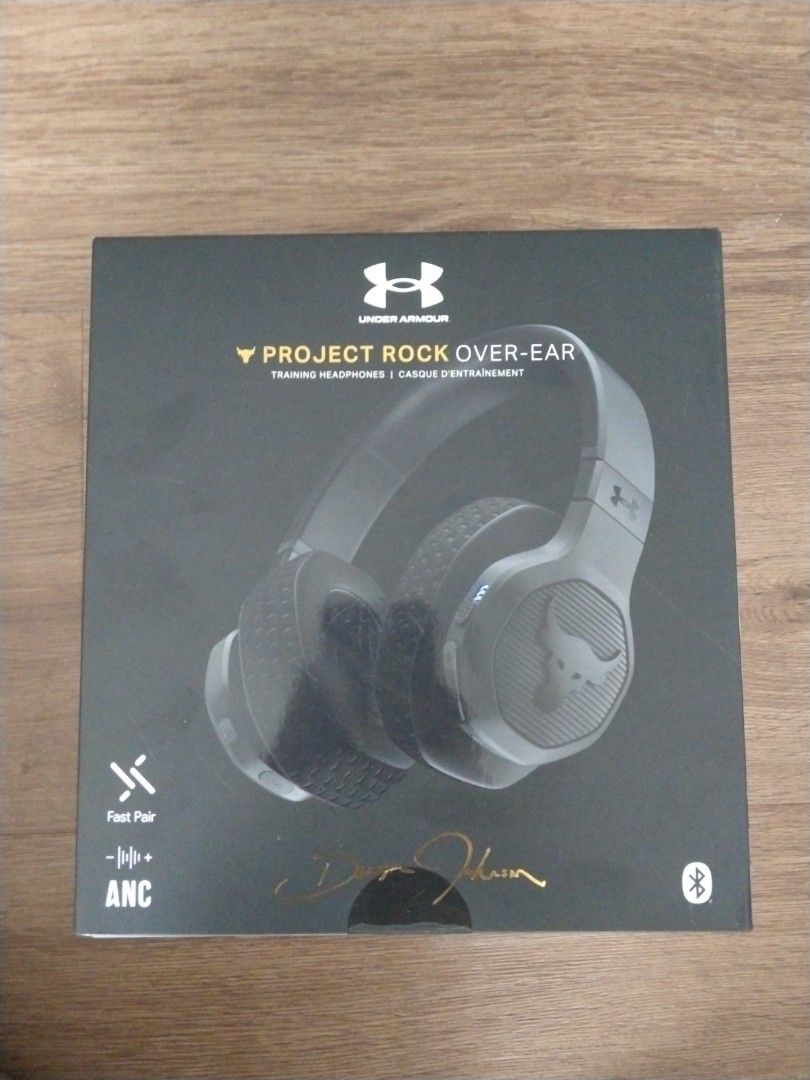 Project Rock OVER-EAR training headphones, Audio, Headphones & Headsets ...