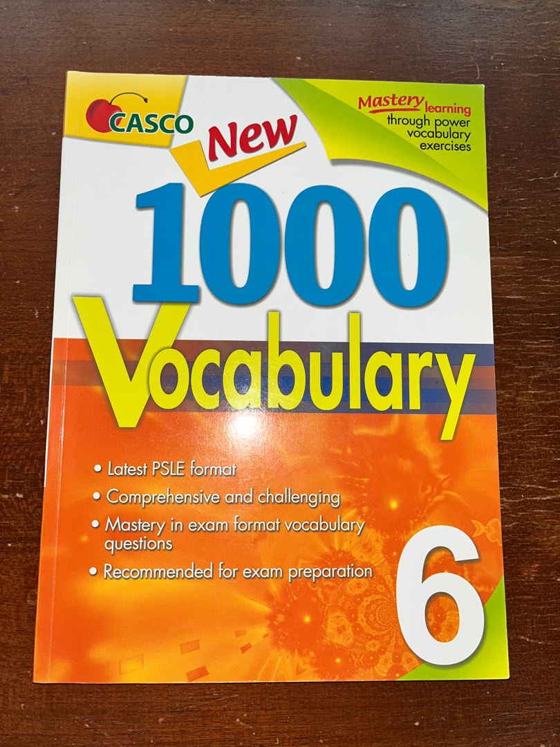 PSLE ENGLISH VOCABULARY PRACTICE, Hobbies & Toys, Books & Magazines ...
