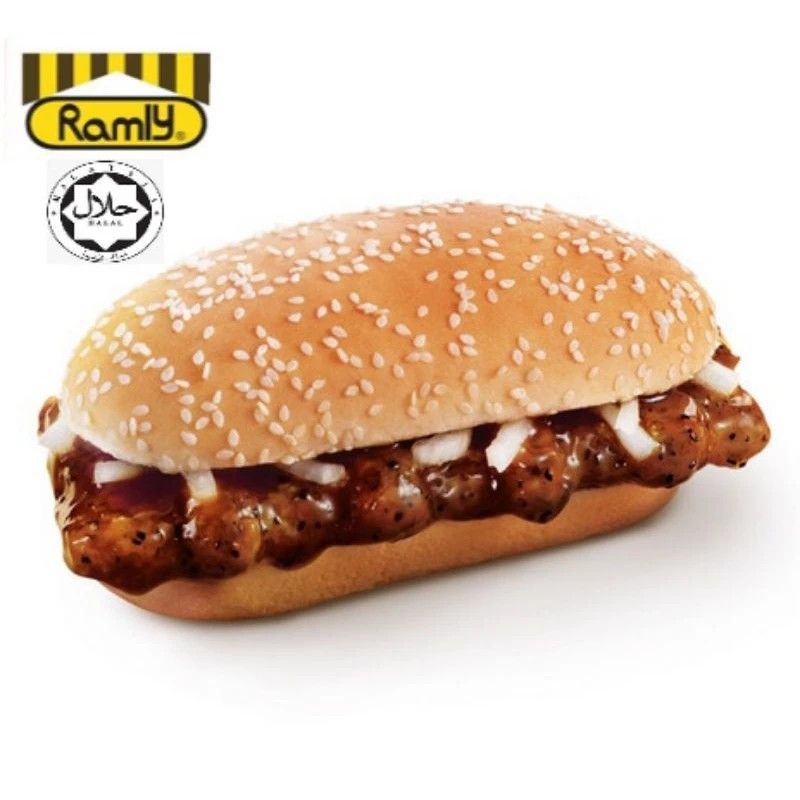 Ramly SESAME OBLONG BUN 10 pcs / 500gm, Food & Drinks, Packaged ...