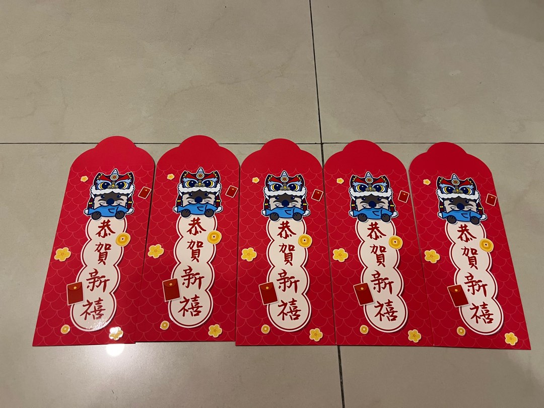 Red packets from Fish Club (5pcs per set), Hobbies & Toys, Stationery ...