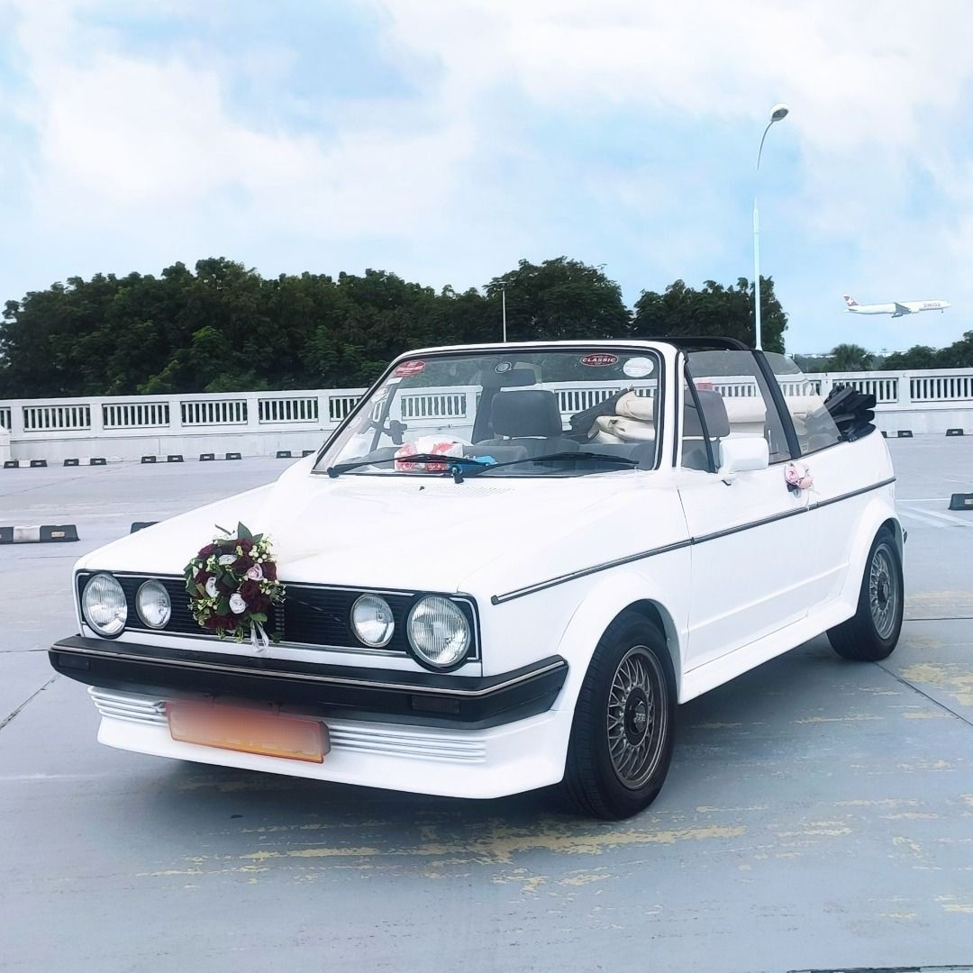 [RENTAL] Open Top! Wedding Car Rental Volkswagen Golf Rabbit MK1 ...