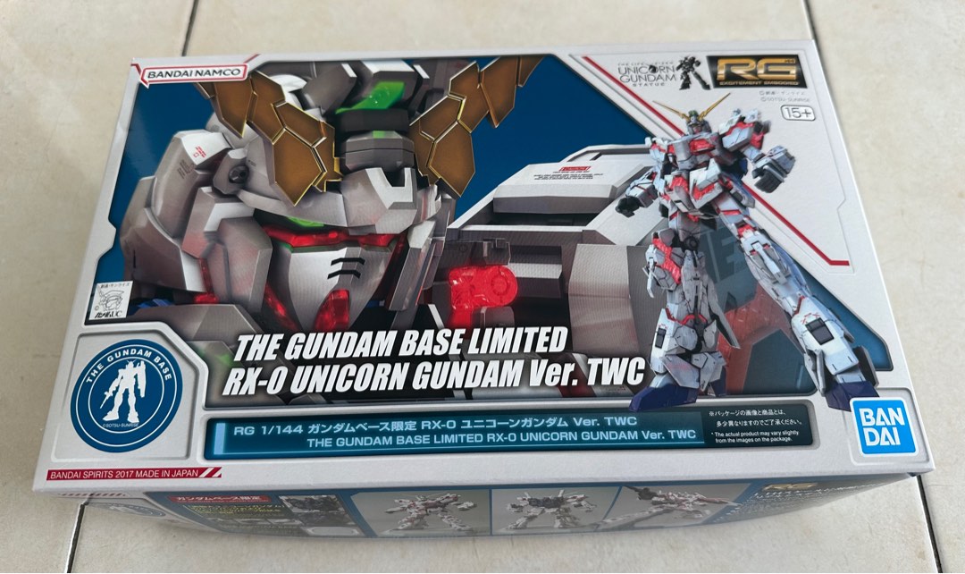 RG Gundam Base Limited RX-0 Unicorn Ver TWC, Hobbies & Toys, Toys ...