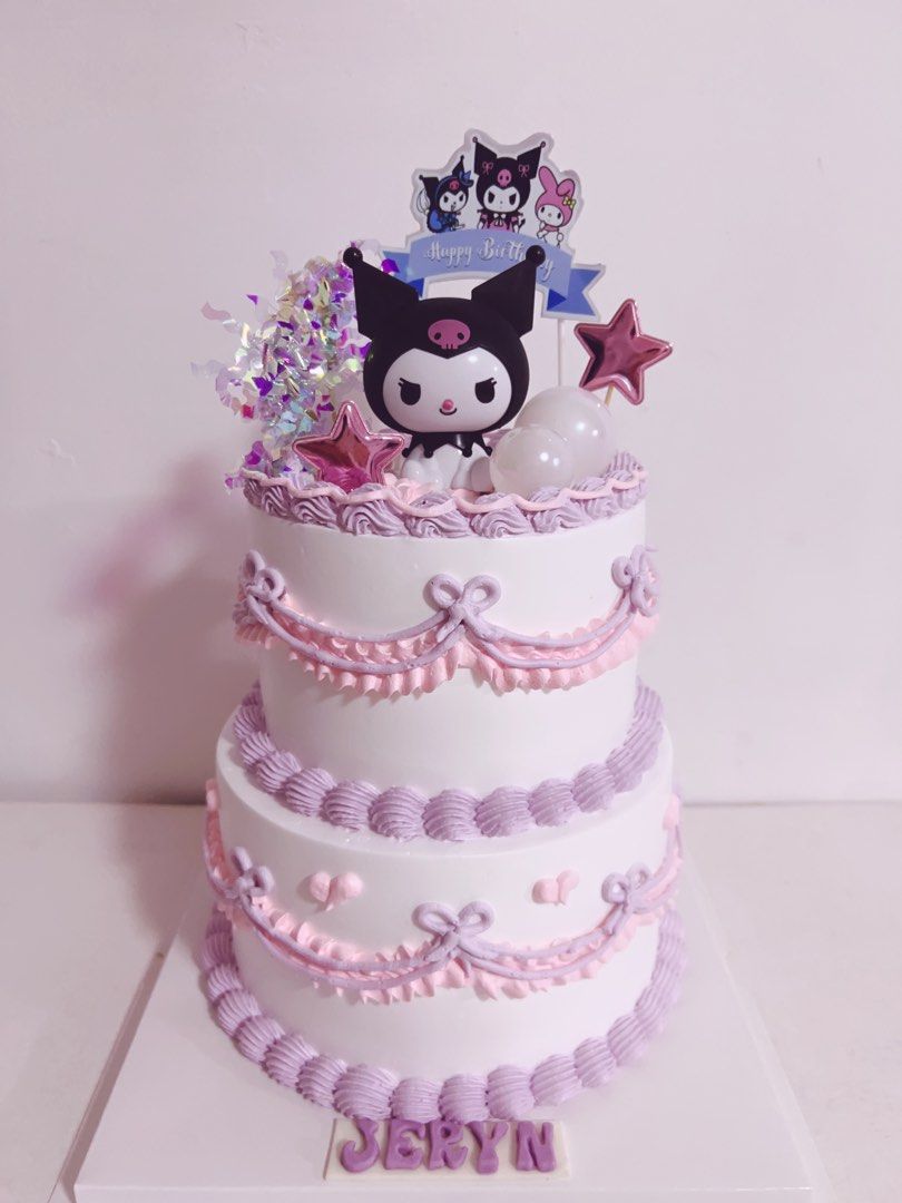 Sanrio birthday cake, Food & Drinks, Homemade Bakes on Carousell