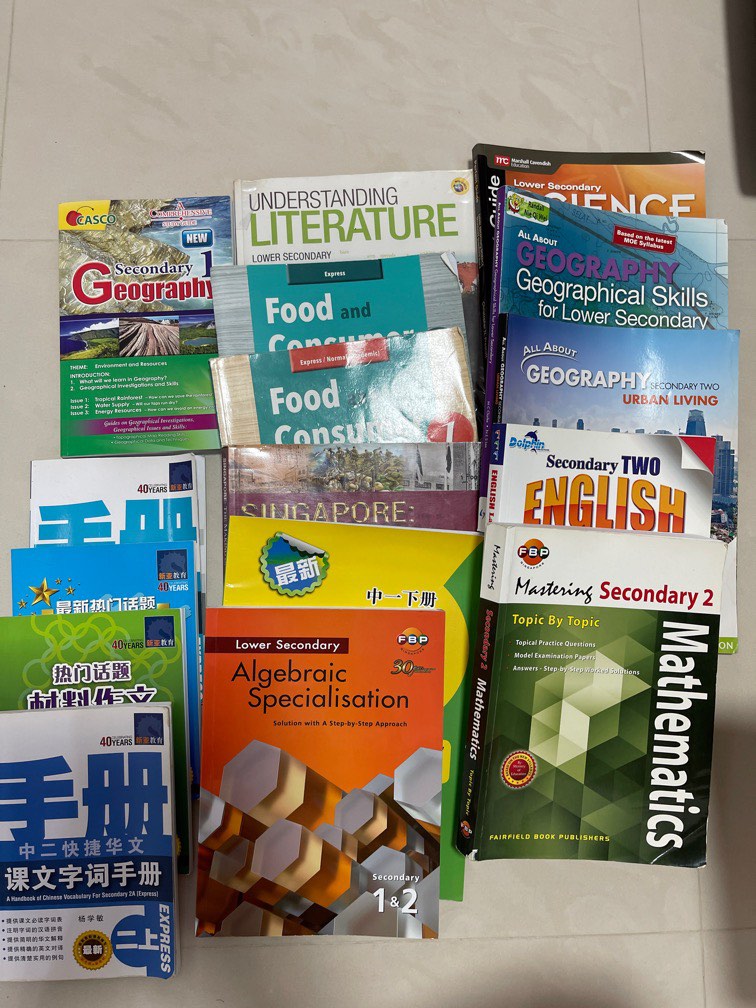 Sec 1 and Sec 2 books, Hobbies & Toys, Books & Magazines, Textbooks on ...