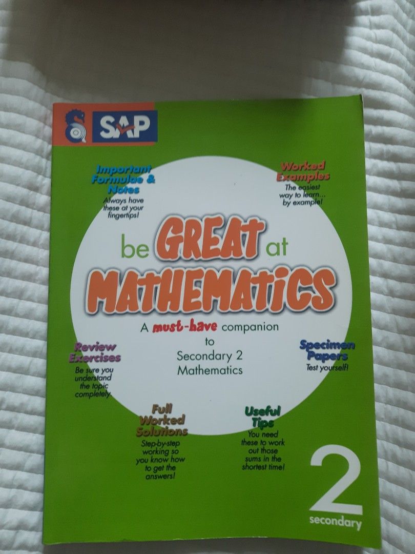 Secondary 2 Math Book, Hobbies & Toys, Books & Magazines, Assessment ...