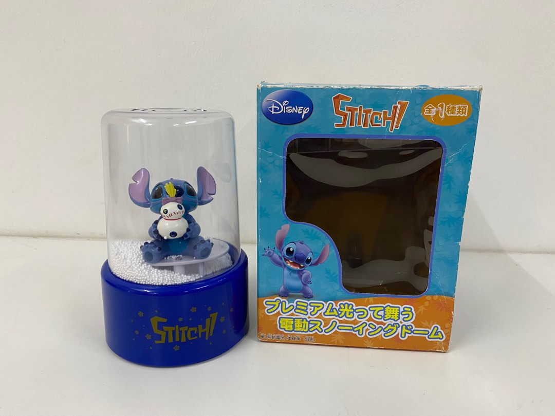 Sega Stitch Electric Snowing Dome Figure, Hobbies & Toys, Toys & Games ...