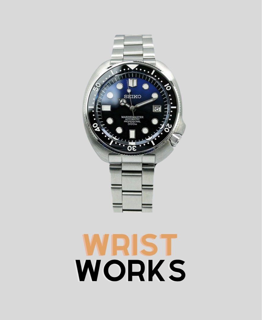 SEIKO MOD CUSTOM DEEP SEA ICE TURLE 44MM, Men's Fashion, Watches ...