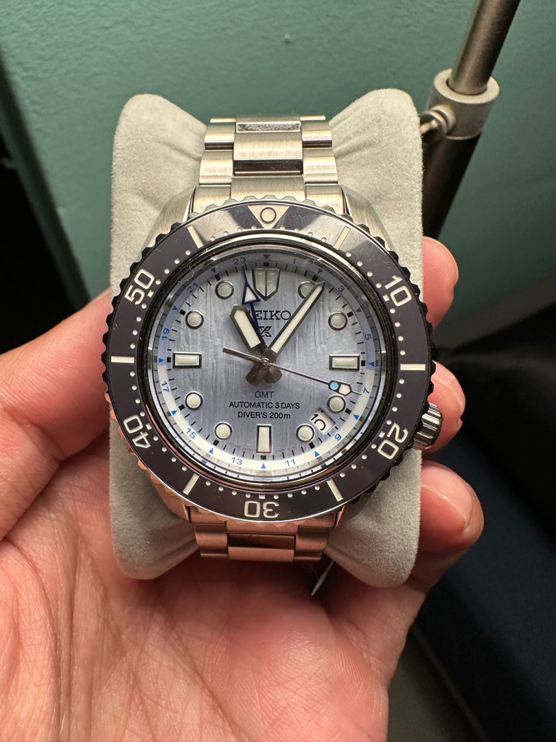 Seiko SPB385J1 Ice blue dial gmt diver watch - limited edition, Men's ...
