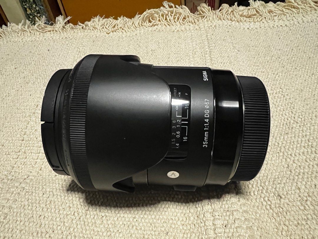 Selling 35mm F1.4 Sigma EF mount Lens, Photography, Lens & Kits on ...