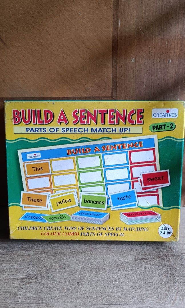 Sentence making set, Hobbies & Toys, Toys & Games on Carousell