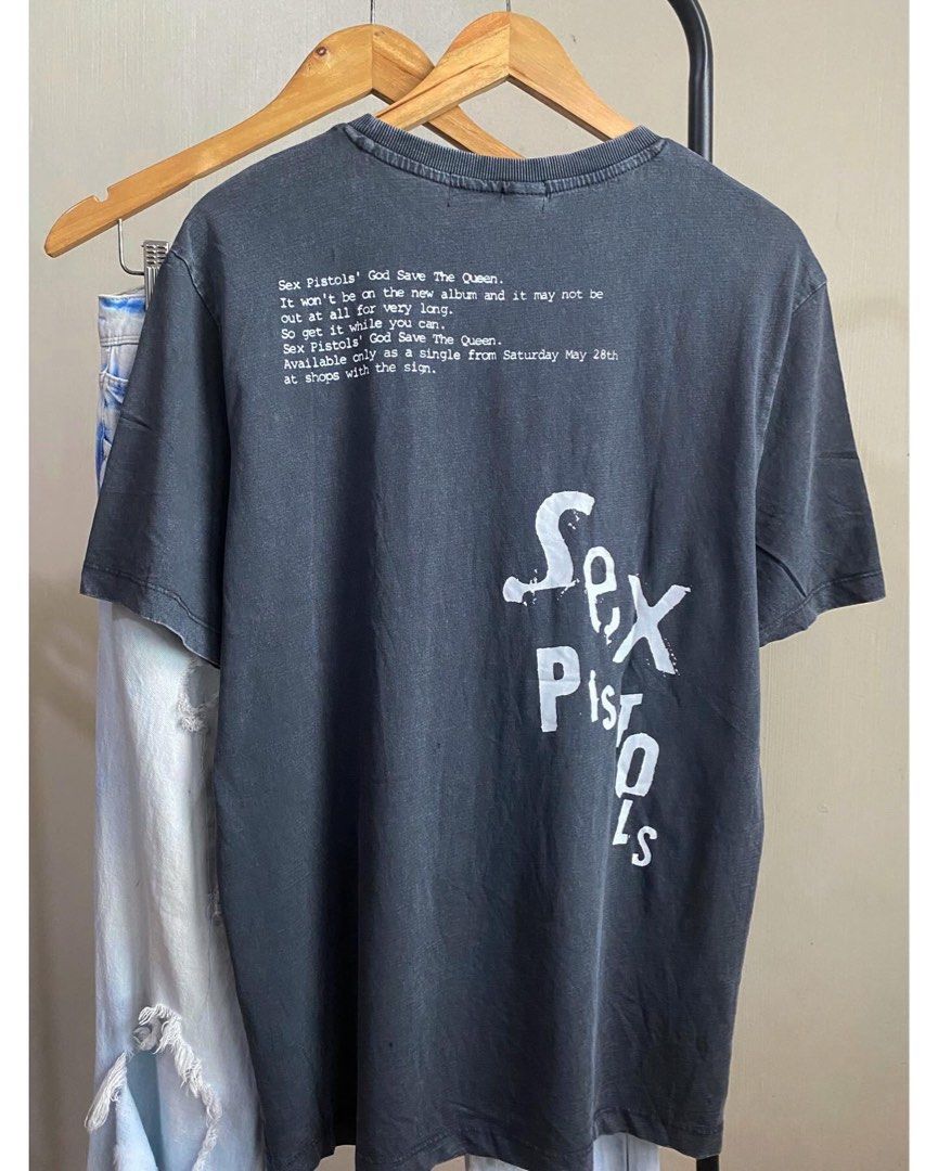 Sex Pistol Bershka Oversized Shirt Mens Fashion Tops And Sets Tshirts And Polo Shirts On Carousell