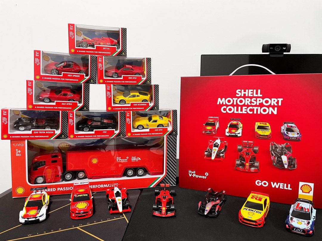 SHELL MOTORSPORT COLLECTION (2 SET), Hobbies & Toys, Toys & Games on ...