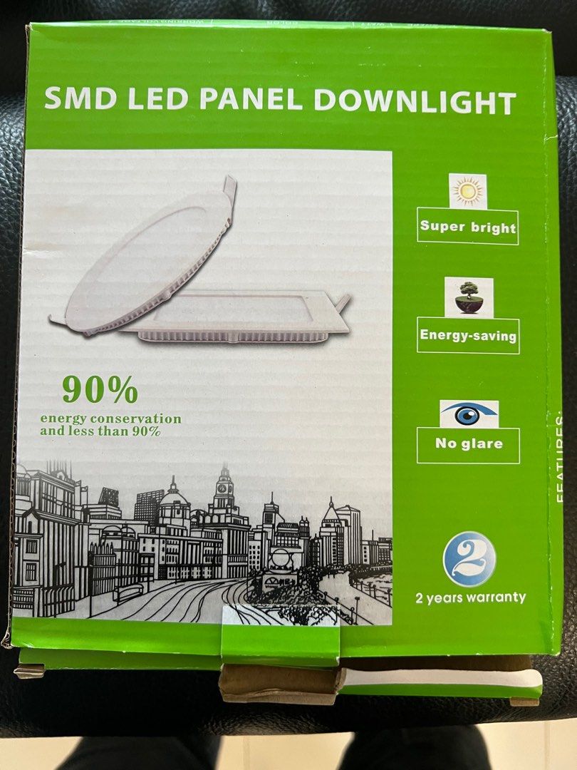 SMD LED PANEL - Square, Furniture & Home Living, Lighting & Fans ...