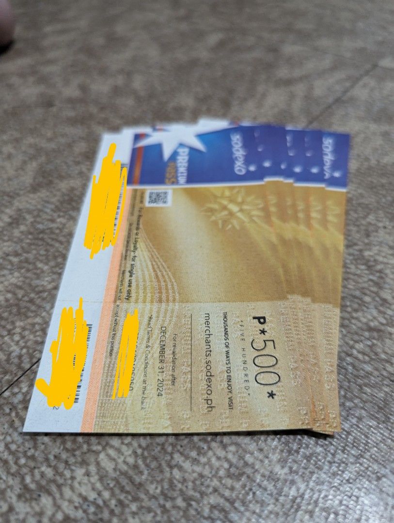 Sodexo Premium Gift Check, Video Gaming, Gaming Accessories, Game Gift ...