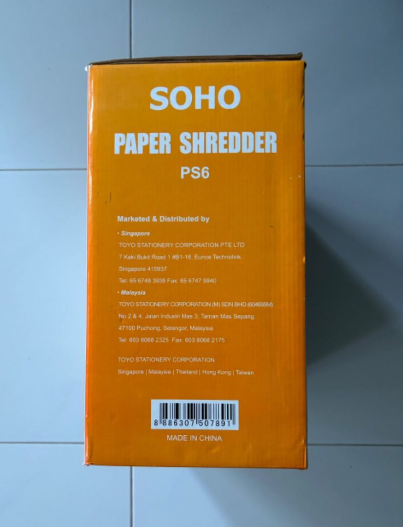 SOHO Paper Shredder, Computers & Tech, Office & Business Technology on ...