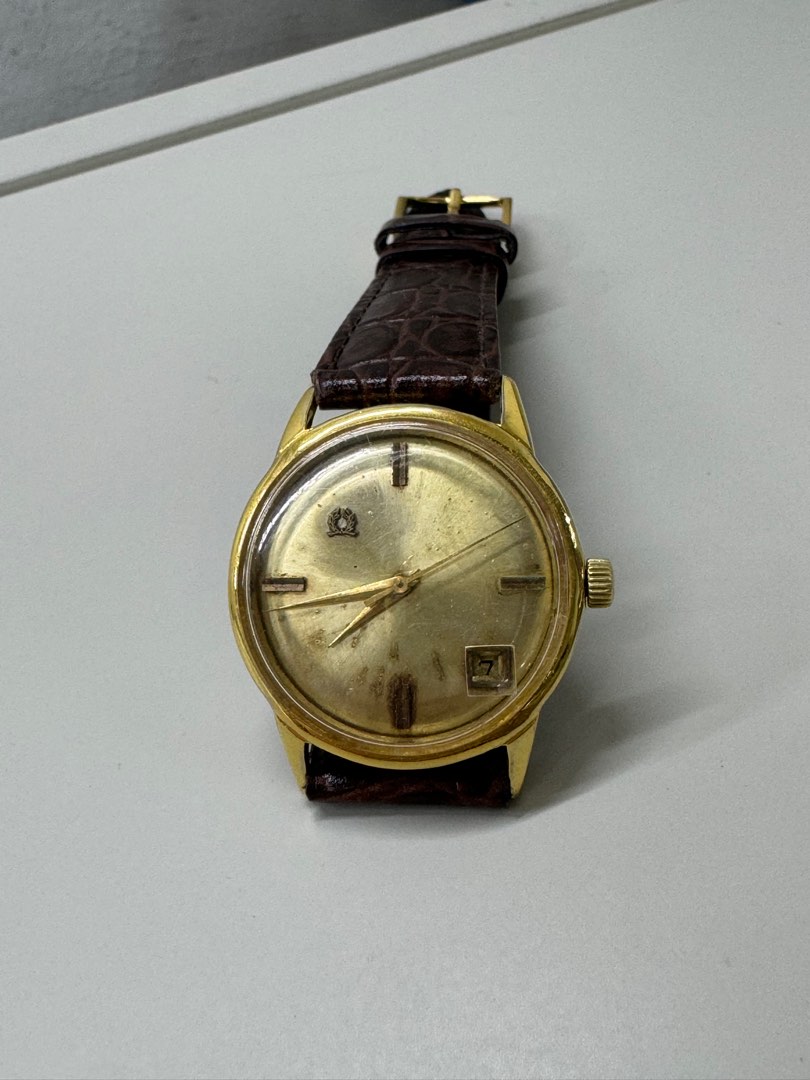Solvil Titus Gold Plated Watch, Luxury, Watches on Carousell