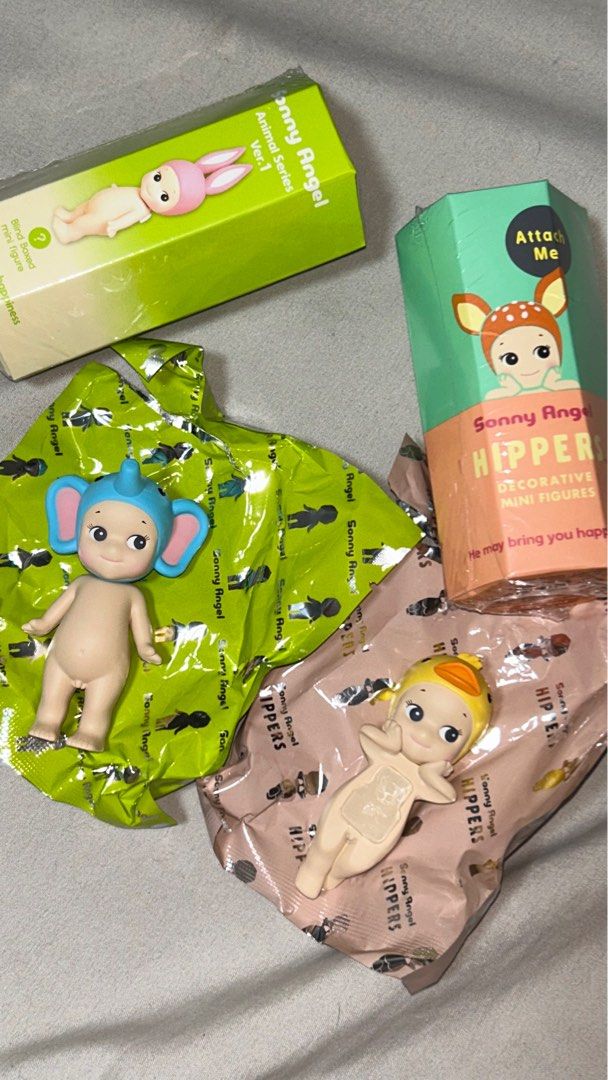 Sonny Angel Duck Hipper set with Elephant, Hobbies & Toys, Toys & Games ...