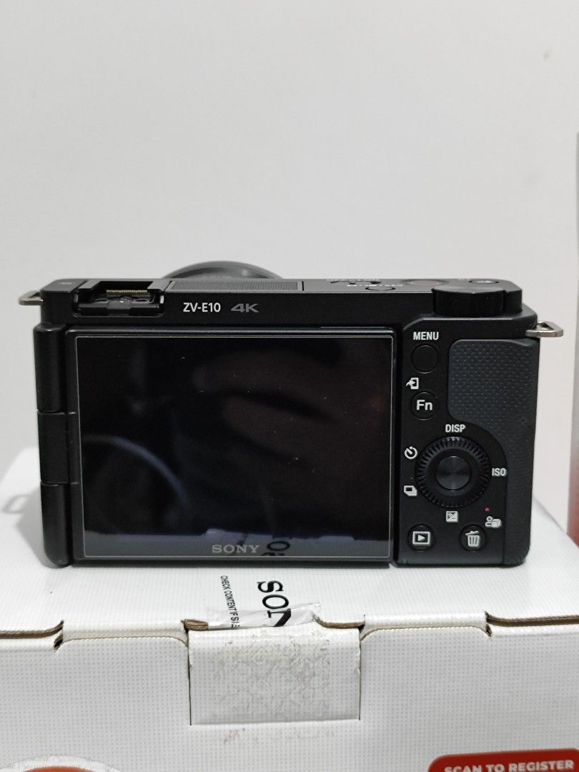 Sony zve10 body / kit (mint and complete ) + freebies, Photography ...
