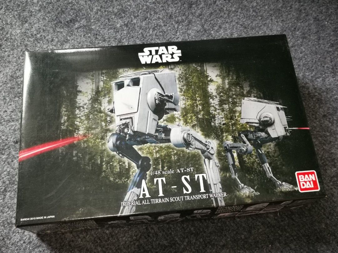 Star Wars AT-ST model kit Bandai, Hobbies & Toys, Toys & Games on Carousell