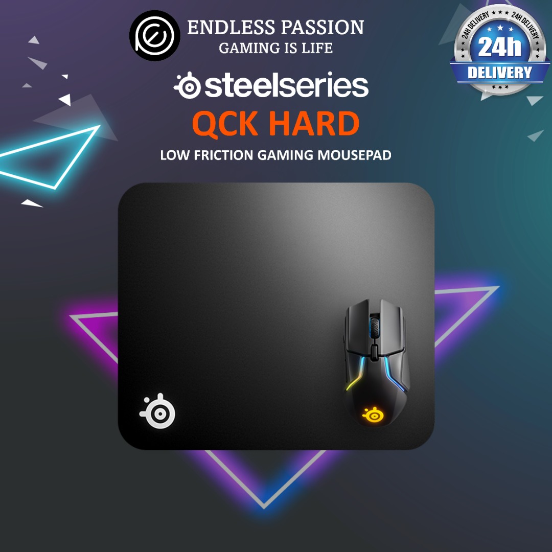 steelseries QCk Hard Pad, Computers & Tech, Parts & Accessories, Mouse & Mousepads on Carousell