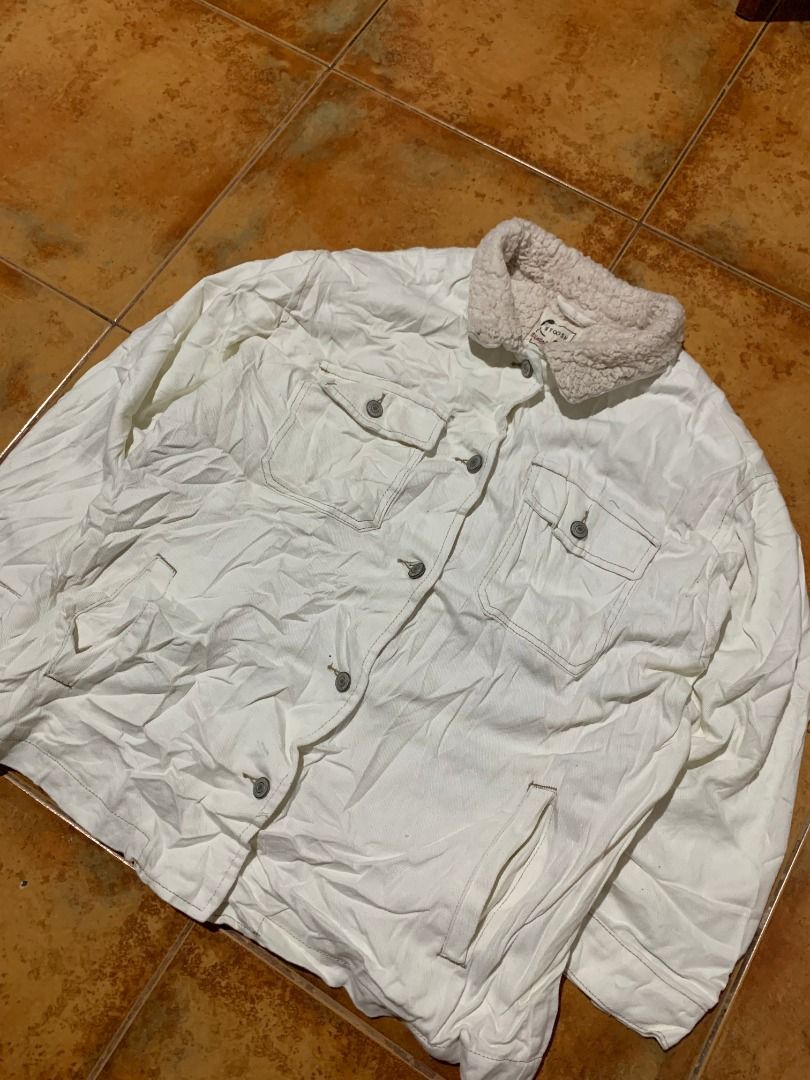 Stoosh denim sherpa jacket, Men's Fashion, Coats, Jackets and Outerwear ...