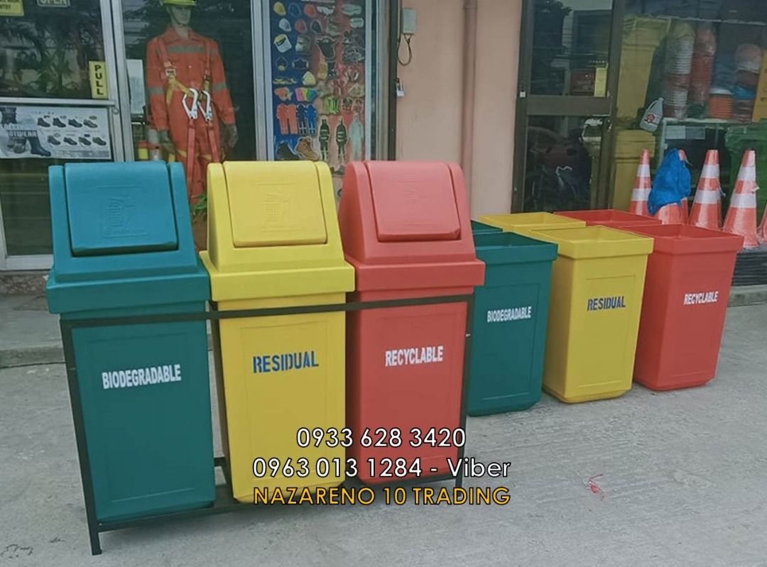 Swing Type Bin Trash Bin, Furniture & Home Living, Cleaning & Homecare ...