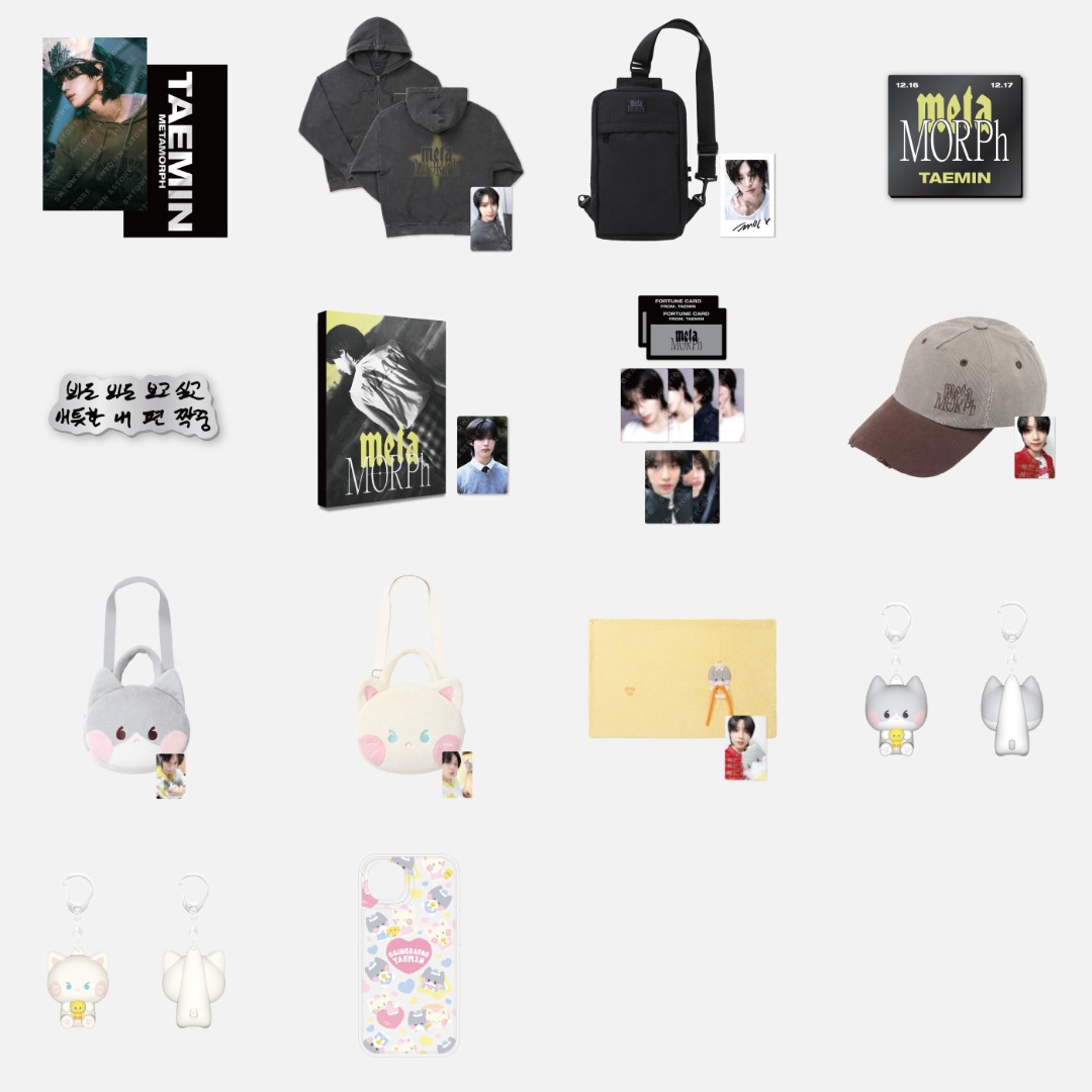TAEMIN Solo Concert 'METAMORPH' Official MD | shinee, Hobbies & Toys ...