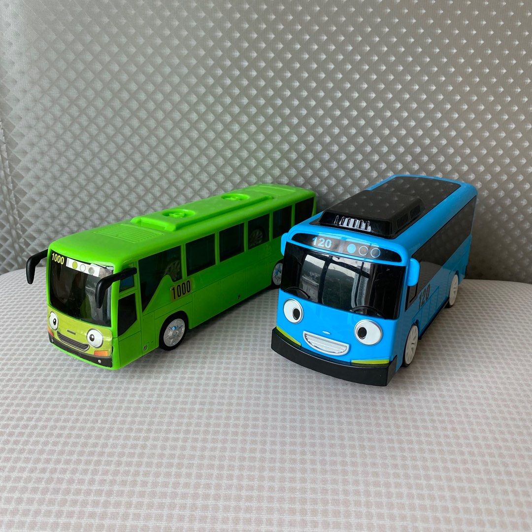 Tayo Bus Rogi Set Blue Biru Bas Green Hijau Bas, Hobbies & Toys, Toys ...