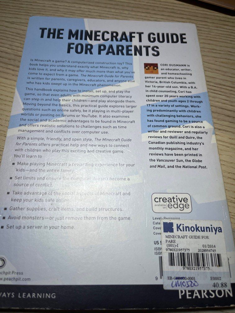 The Minecraft guide for parents, Hobbies & Toys, Books & Magazines ...