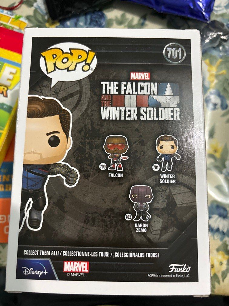 The Winter Soldier Marvel MCU Disney+ Funko Pop, Hobbies & Toys, Toys & Games on Carousell