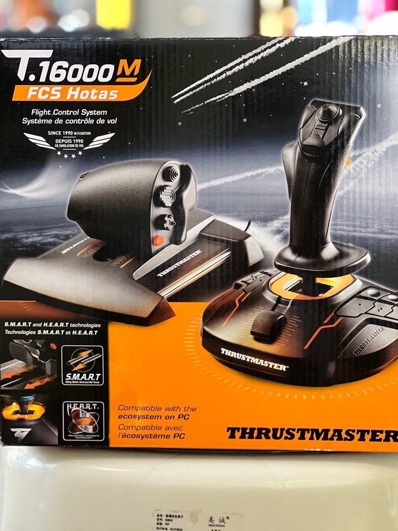 Thrustmaster T.16000M FCS HOTAS with Flight Controller & Throttle for ...