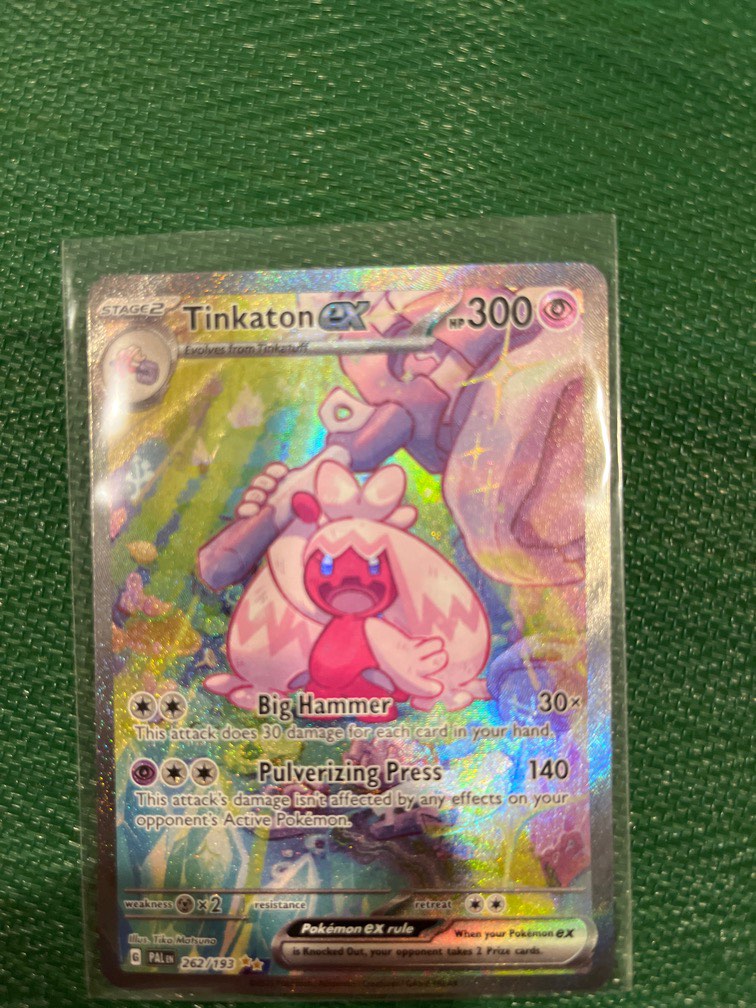 Tinkaton EX - 262/193 - Paldea Evolved, Hobbies & Toys, Toys & Games on ...