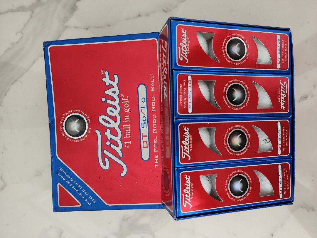 Titleist DT SoLo Long Distance Golf Balls, Sports Equipment, Sports ...