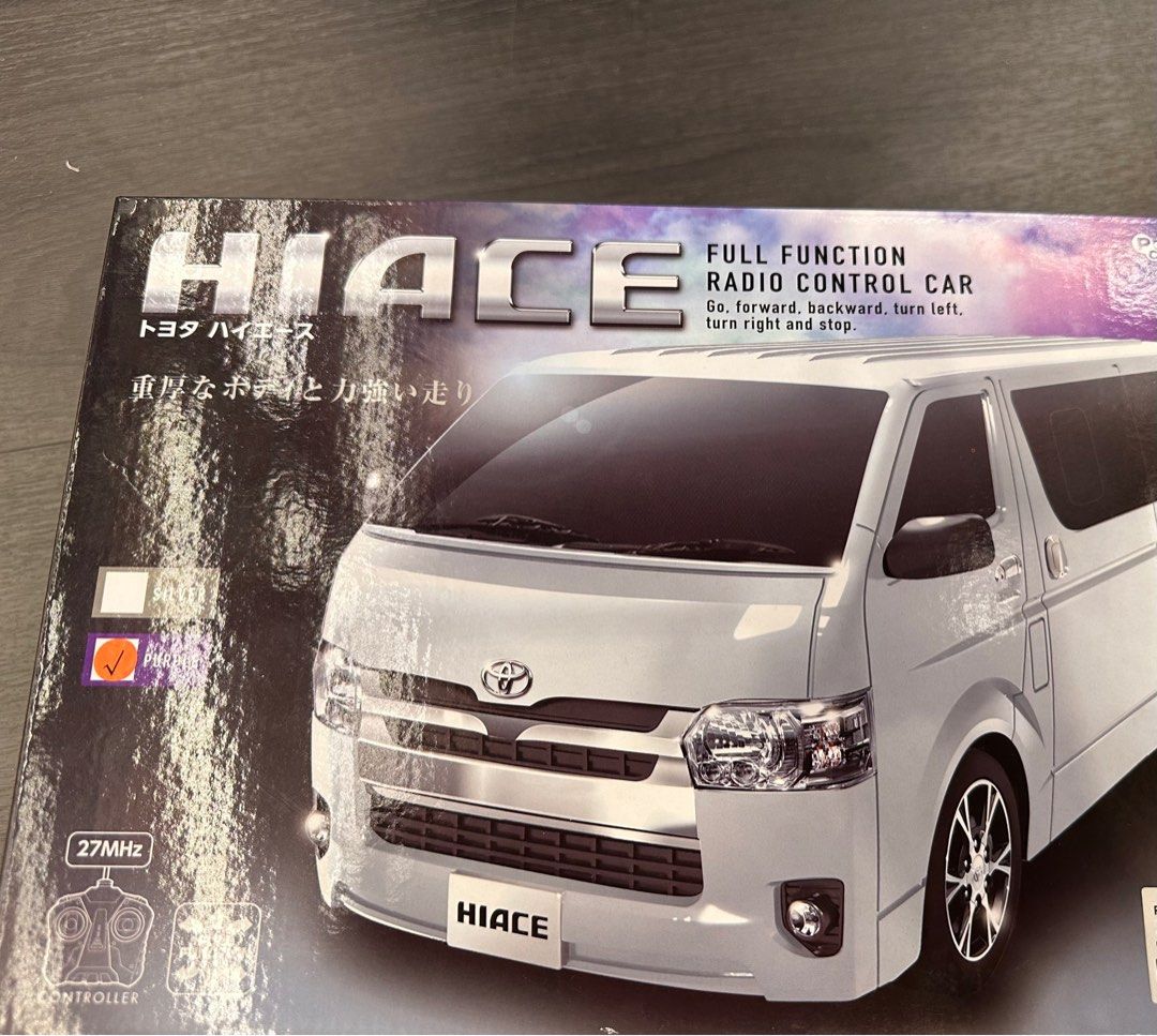 Toyota Hiace Van RC Car 1:24 (Silver), Hobbies & Toys, Toys & Games on ...