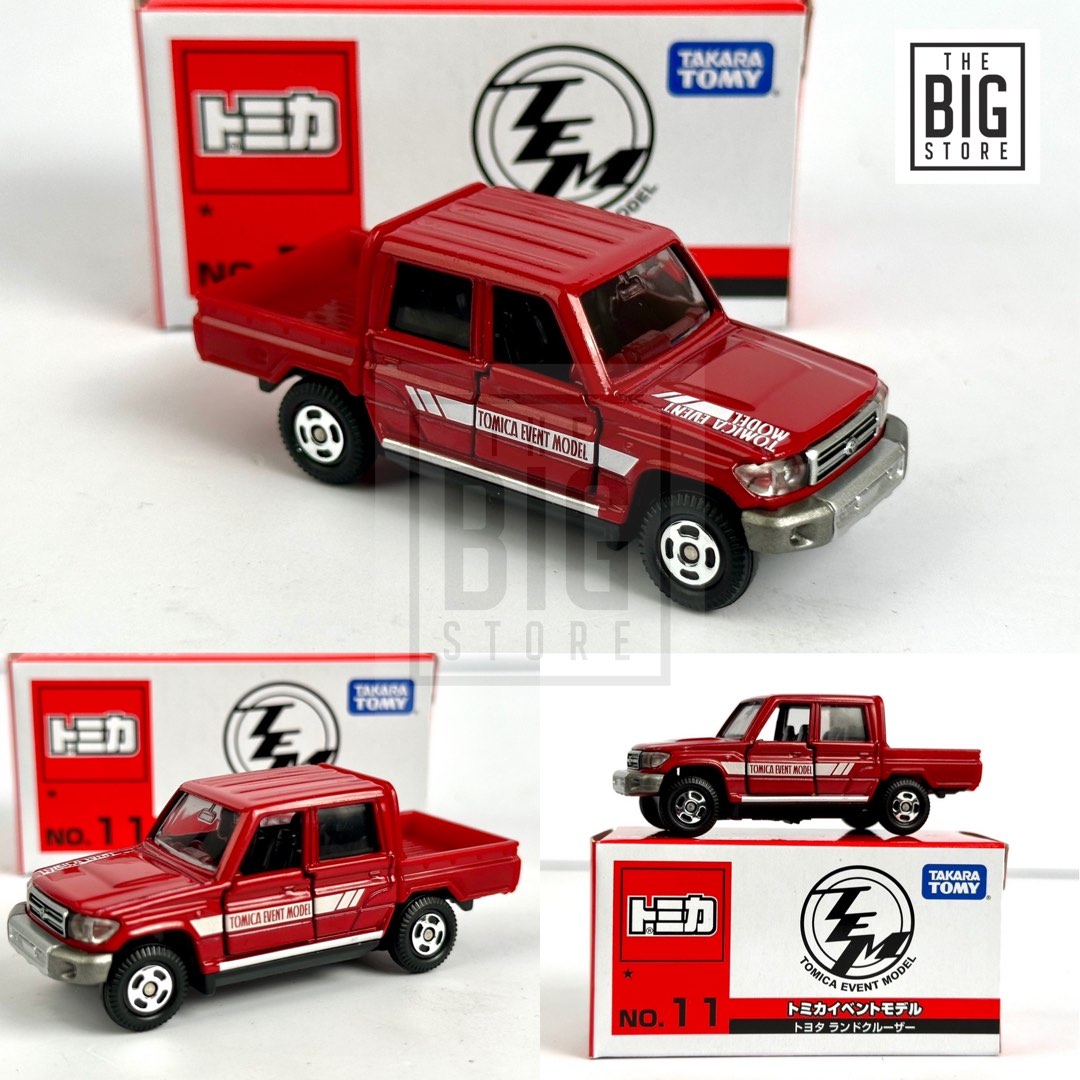 Toyota Land Cruiser LC79 70 series TOMY Tomica car model, Hobbies ...