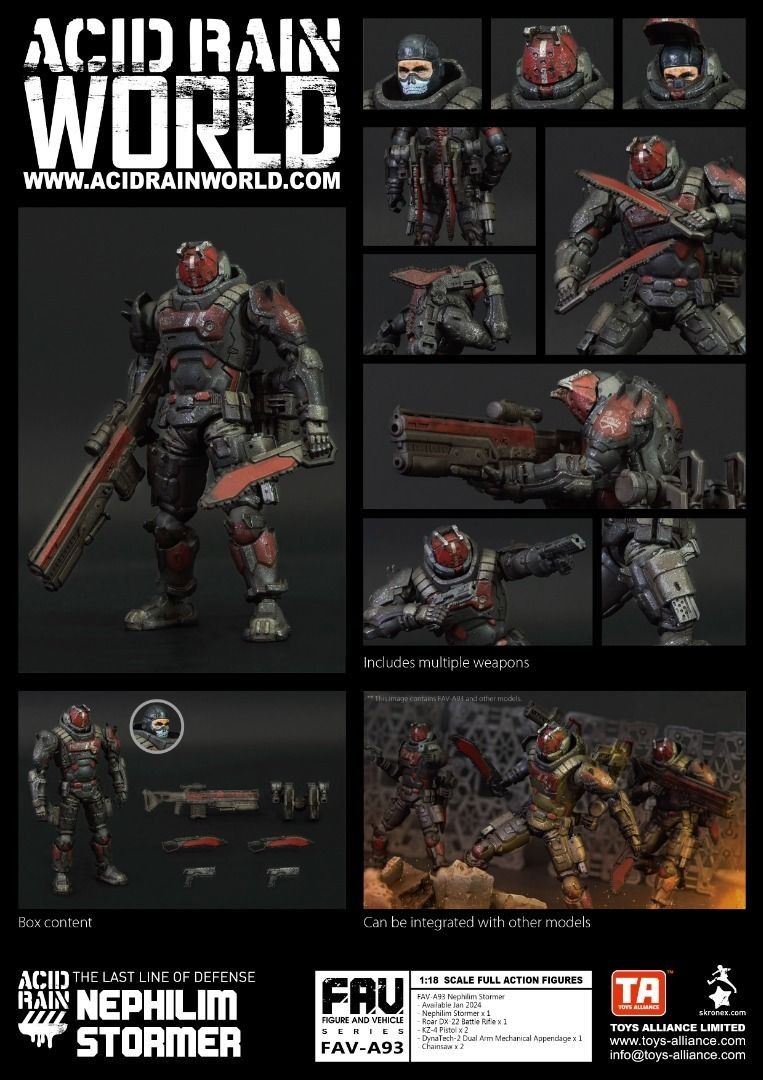 全面清貨Toys Alliance 酸雨戰爭 Acid Rain FAV-A94 Vindicator Laurel LAA6e,FAV ...