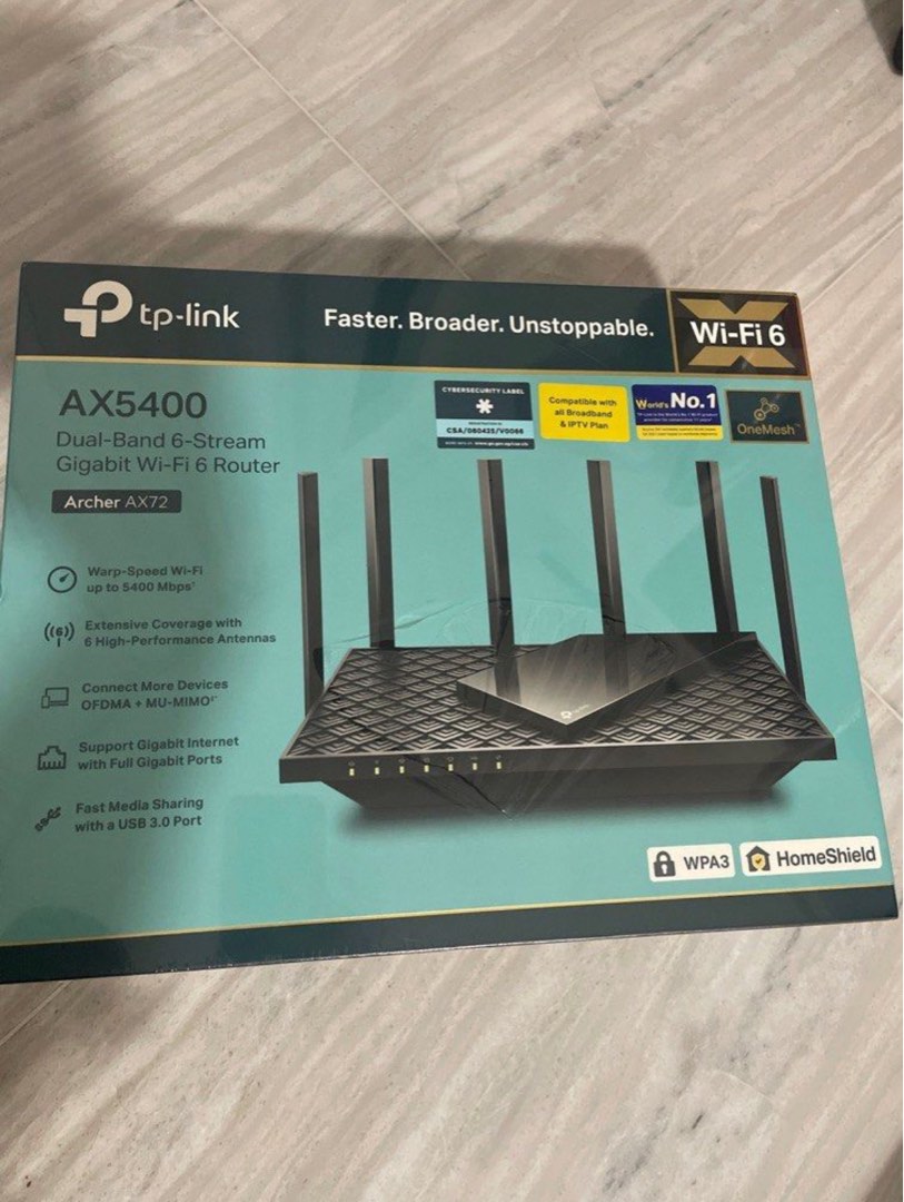 TP-LINK AX5400 ROUTER, Computers & Tech, Parts & Accessories ...