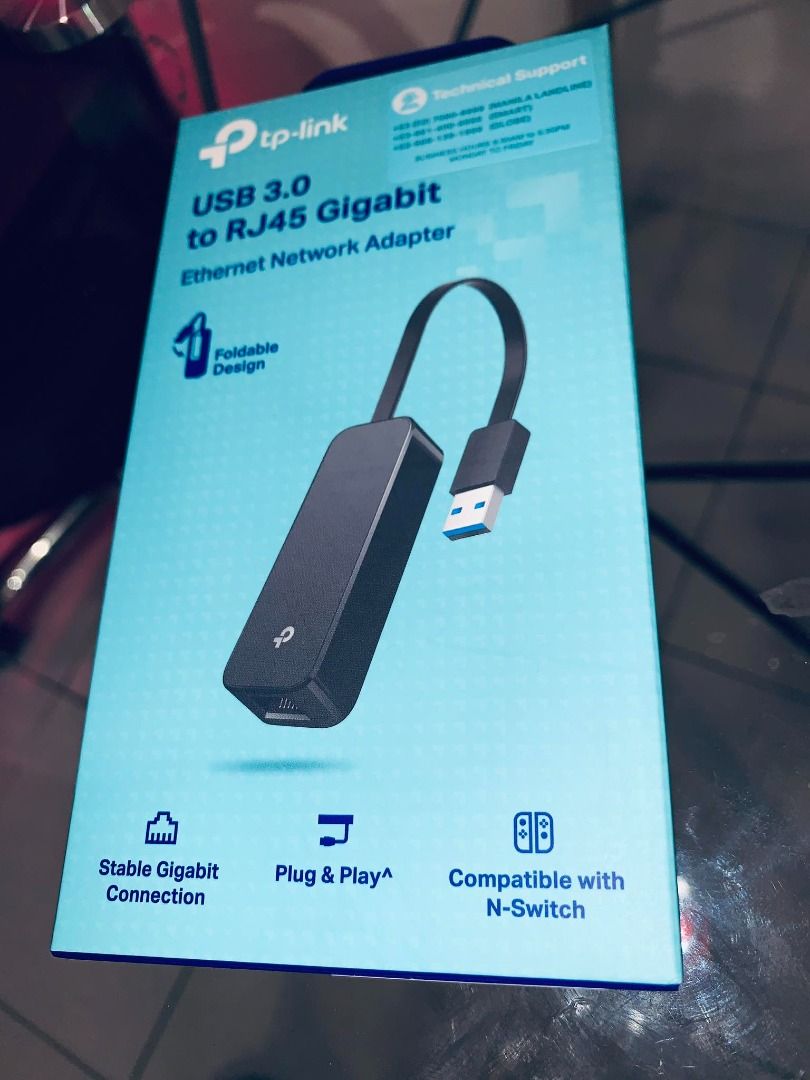 TP-Link UE306 USB 3.0 to RJ45 Gigabit Ethernet Network Adapter ...