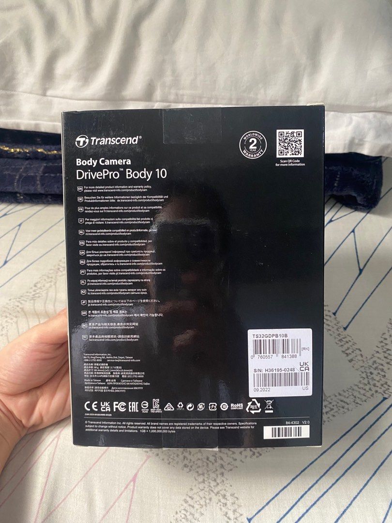 Transcend Body Camera DrivePro Body 10, Mobile Phones & Gadgets, Other ...