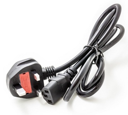 UK Plug 3 Pin C13 Power Cord 1.8M Computer Monitor TV Replacement AC ...