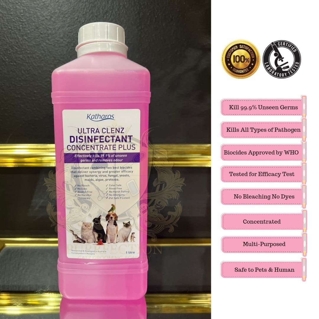 Ultra Clenz Disinfectant - 1Litre, Pet Supplies, Health & Grooming on ...