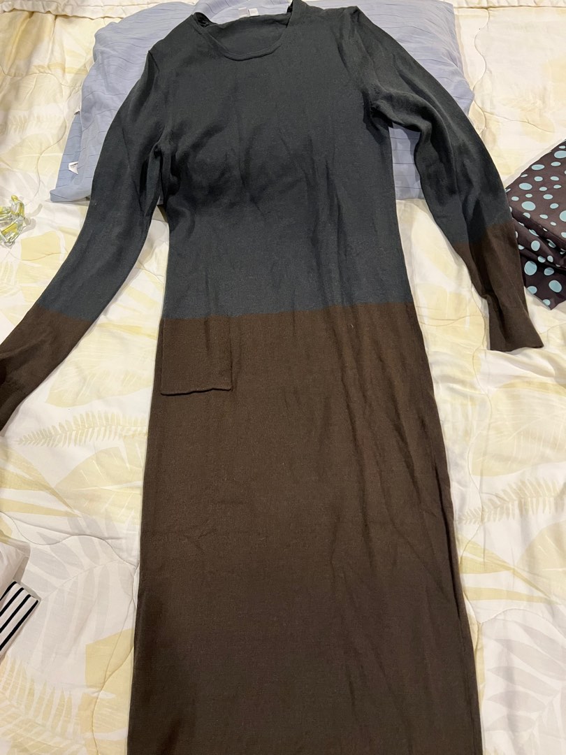 Uniqlo Knit Dress, Women's Fashion, Dresses & Sets, Dresses on Carousell