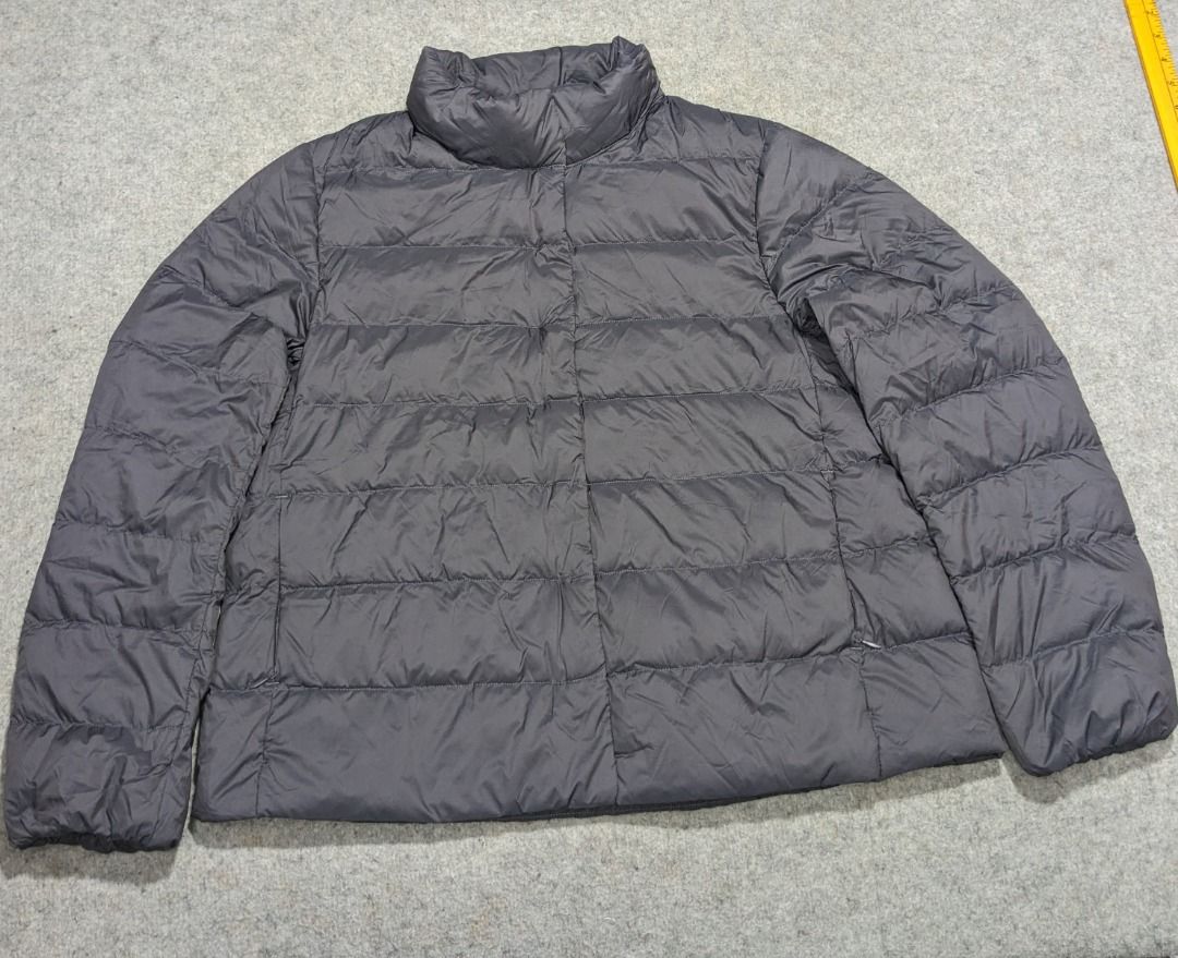 UNIQLO Ultra Light Down Jacket Puff Puffer Jacket Grey Winter Coldgear ...