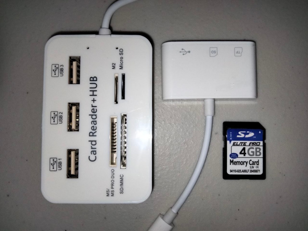 Universal All-in-One Memory Card Reader and 3-in-1 Type C Card Reader ...