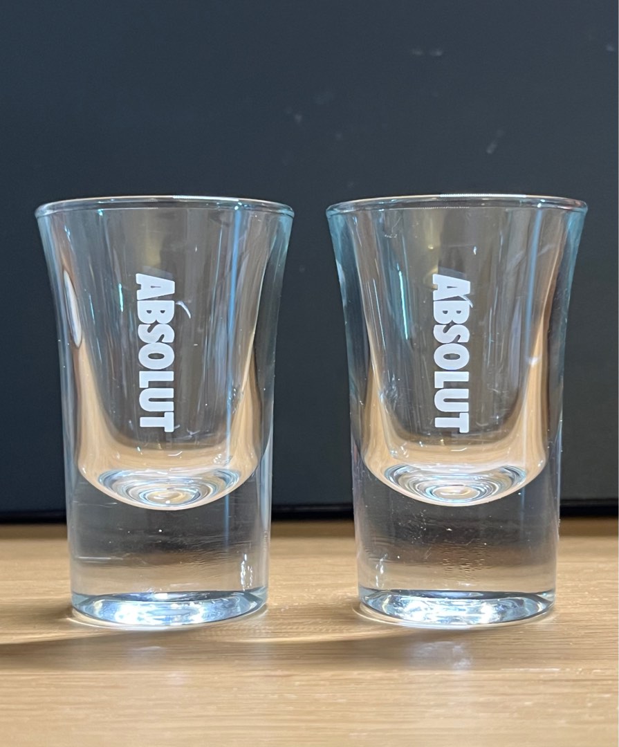 Vintage Absolut Vodka Shot Glasses, Hobbies & Toys, Memorabilia & Collectibles, Vintage ...