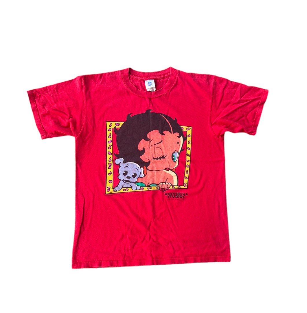 Vintage Betty Boop Mens Fashion Tops And Sets Tshirts And Polo Shirts