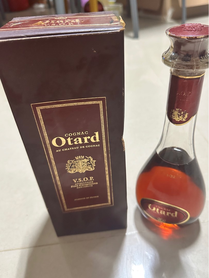 Vintage Otard cognac v.s.o.p. 35cl, Food & Drinks, Alcoholic Beverages ...